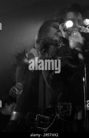 Toni Halliday from the band Curve, playing live at Bristol University ...