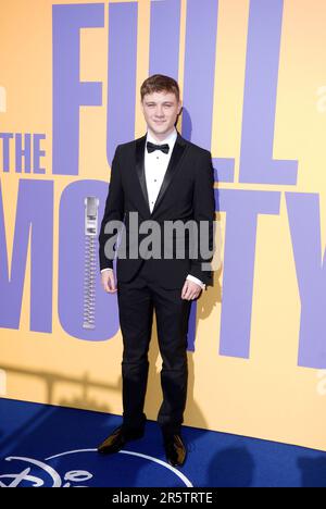 Dominic Sharkey attending the UK premiere for The Full Monty at The ...