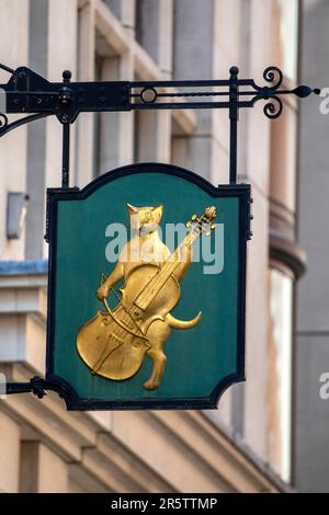 Signage used on a traditional British fairground ride Stock Photo - Alamy