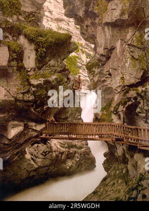 Zermatt, Upper Gorner Gorge, Valais Alps of, Switzerland Stock Photo ...