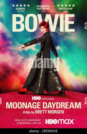 Moonage Daydream Poster Stock Photo - Alamy