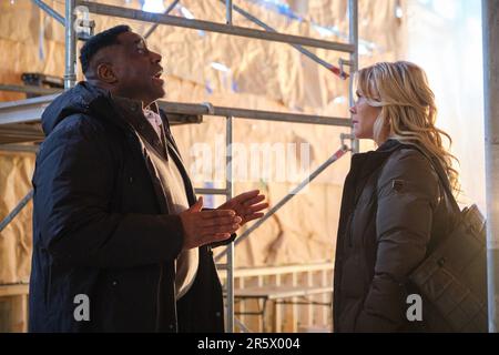 CARROT CAKE MURDER: A HANNAH SWENSEN MYSTERIES, from left: Gabriel Hogan, Danny Wattley, Alison ...
