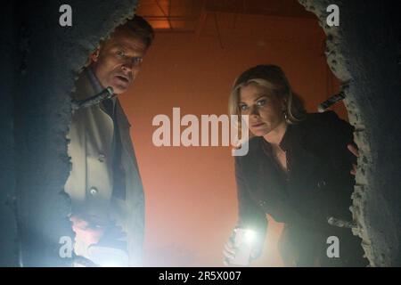 CARROT CAKE MURDER: A HANNAH SWENSEN MYSTERIES, from left: Gabriel Hogan, Danny Wattley, Alison ...