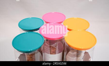 Colorful Lid Jars are the perfect storage solution for those who want ...