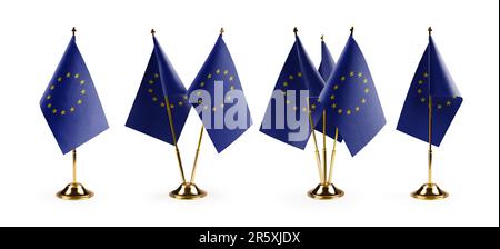 Small national flags of the European Union on a white background Stock ...