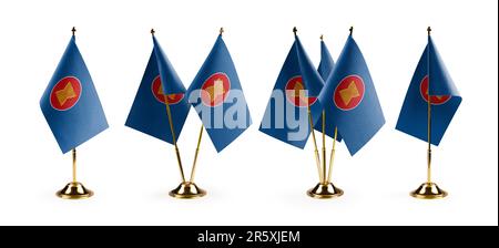 Small national flags of the ASEAN on a white background Stock Photo - Alamy