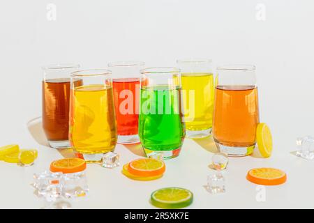 Colorful Syrup Glasses are a fun and unique way to enjoy your favorite ...