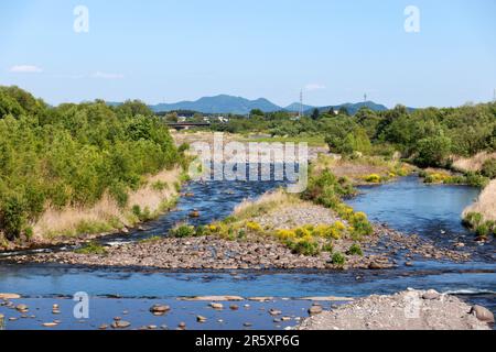 kanuma shi, is one of beautiful village near Tochigi, Japan during ...