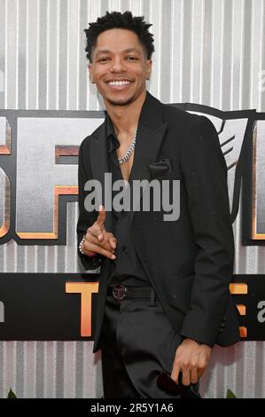 Terrence Green attends the premiere of "Transformers: Rise of the ...