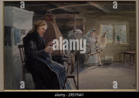Janis Valters (Johann Walter) (1869-1932). Baltic German artist. Women ...
