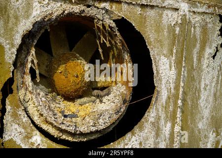 3 April 2023 Nicosia Cyprus. Ancient Copper mine and harbour in Nicosia ...