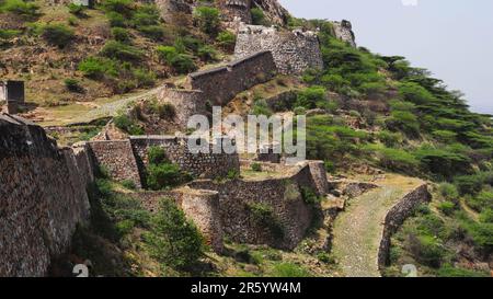 Fortress walls of Gooty Fort, Anantpur, Andhra Pradesh, India Stock ...