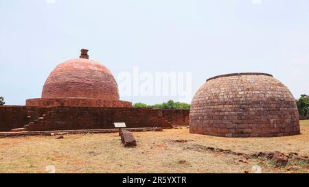 View of Votive Stupa and Maha Stupa at Thotlakonda Ancient Buddhist ...