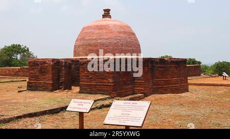 View of Maha Stupa at Thotlakonda Ancient Buddhist Monastery ...