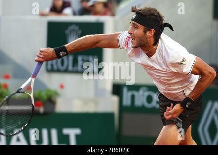 Tomas Martin Etcheverry of Argentina during the Rolex Paris Masters ...