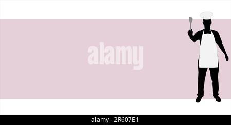 restaurant menu page with kitchen chief Stock Vector Image & Art - Alamy