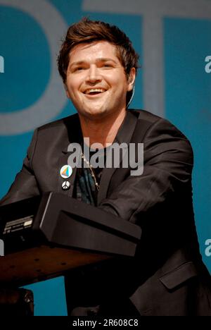 Danny O'Donoghue - The Script, V2009, Hylands Park, Chelmsford, Essex ...