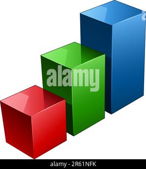 Upward Trend in Bar Chart. Vector illustration Stock Vector Image & Art ...