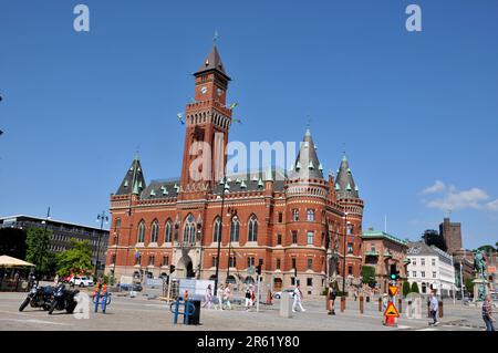 06 june 2023/Helingborg towh hall buiiding in south of swedish town ...