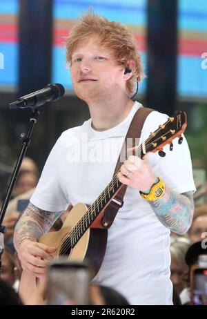 Ed Sheeran performs at the Today Show Concert Series in NYC Featuring ...