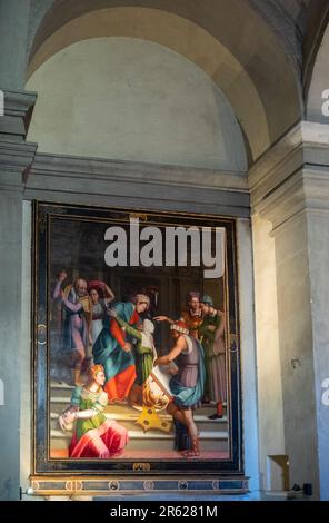 Badia delle Sante Flora e Lucilla high altar by Giorgio Vasari, Arezzo ...