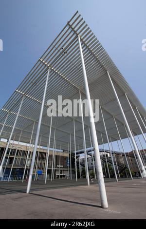 The exterior of the Stadsschouwburg Antwerpen a theatre building on the ...