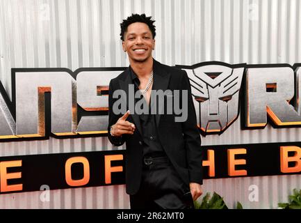 Terrence Green attends the premiere of "Transformers: Rise of the ...