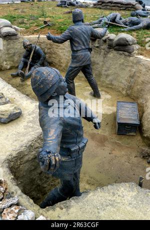A display in Memorial Park at Eceabat in Turkiye titled Quinn's Post ...
