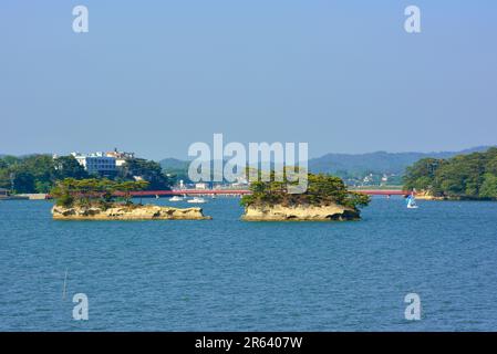 View of Matsushima Bay from Matsushima Seaside Park Stock Photo - Alamy
