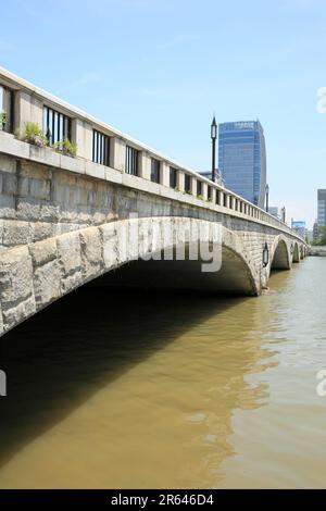 Bandai Bridge and the Shinano River Stock Photo - Alamy