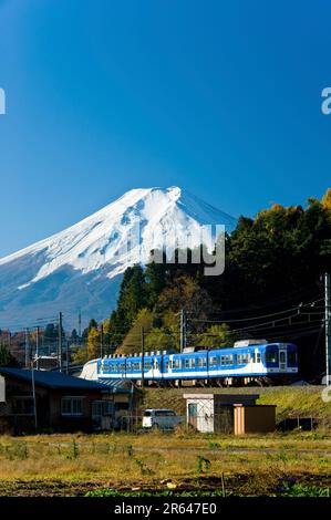 Mt. Fuji and Fuji Kyuko Line Stock Photo - Alamy