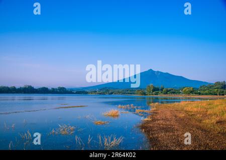 Mt. Iwaki and Tsugaru Fujimi Lake Stock Photo - Alamy