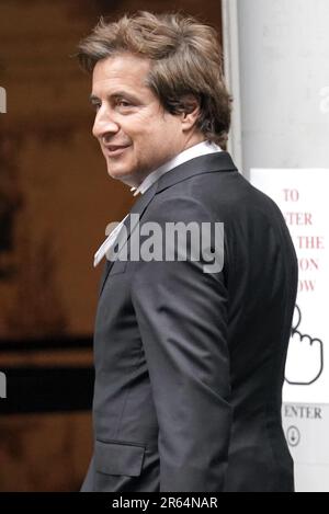 The Duke of Sussex's barrister, David Sherborne (left) arrives at the ...