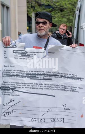 Brian Harvey from East 17 checks out Irish model, Louise Kavanagh's ...