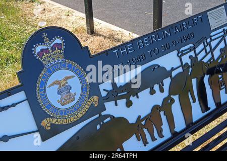 Berlin Airlift Hill memorial to RAF & USAF history, at Lingley Green ...
