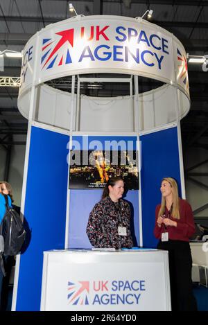 Space-Comm Expo 2023 space technology event in the Farnborough International Exhibition ...