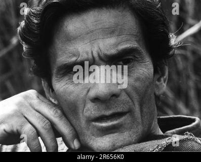 Portrait of Pier Paolo Pasolini on postage stamp Stock Photo - Alamy