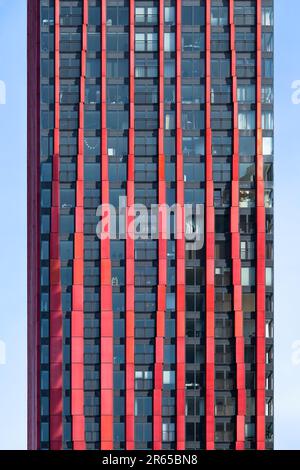 Rotterdam, Netherlands - The Red Apple apartment and mixed use building ...