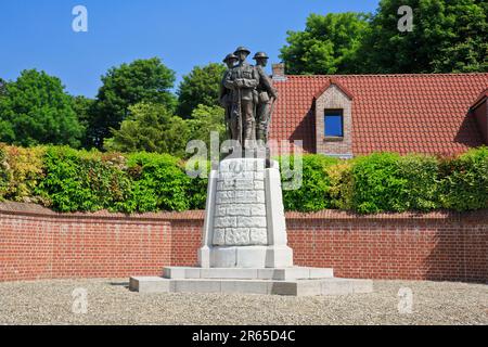 The British 37th Division Monument (First World War) at Monchy-le-Preux ...