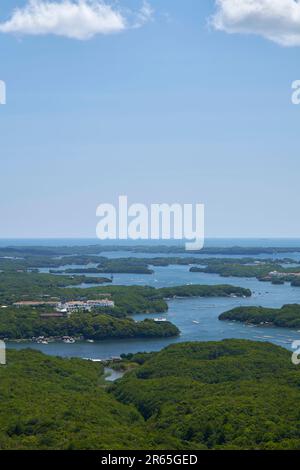 Landscape of Ise Bay at sunny day in Mie Prefecture, Japan Stock Photo ...