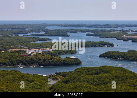 Landscape of Ise Bay at sunny day in Mie Prefecture, Japan Stock Photo ...