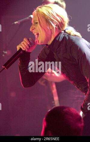 Milan Italy 2003-04-07: Morgan, Marco Castoldi, Italian singer, during ...