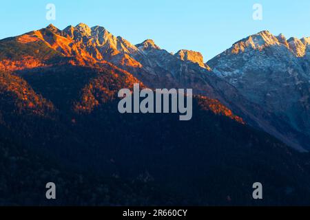 Mt. Hotaka at Dawn Stock Photo - Alamy