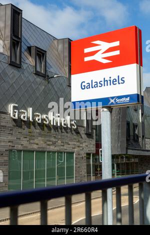 The Interchange building connecting train and bus in Galashiels ...