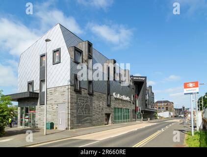 The Interchange building connecting train and bus in Galashiels ...