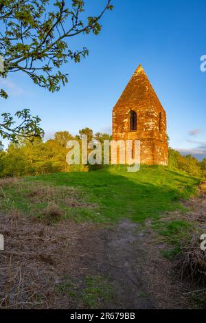The Beacon above Penrith Cumbria at sunset Stock Photo - Alamy