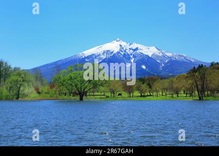 Mt. Iwaki and Tsugaru Fujimi Lake Stock Photo - Alamy