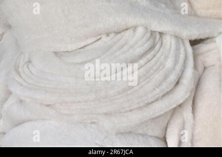 Sintepon - heat-insulating material used in tailoring, roll Stock Photo ...