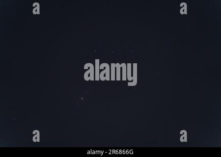 Astrophotography and star trails featuring the Orion Constellation ...