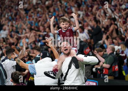 Connor Rice, brother of West Ham United's Declan Rice celebrates ...